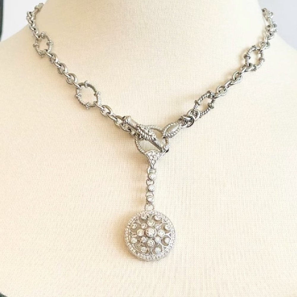 Judith Ripka Necklace & Enhancer - Gem